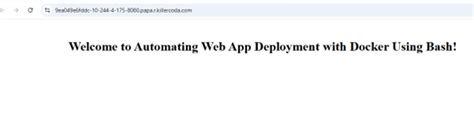 Automating Web App Deployment With Docker Using Bash Cloudthat Resources