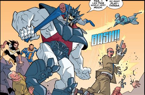 Anybody Else Kinda Wish We Got To See More Of The Omnipotus Fight On Earth R Invincible