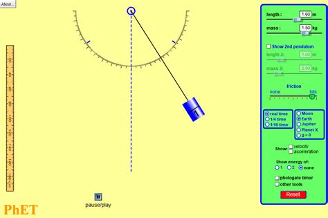 Pendulum Lab Play Online On Flash Museum