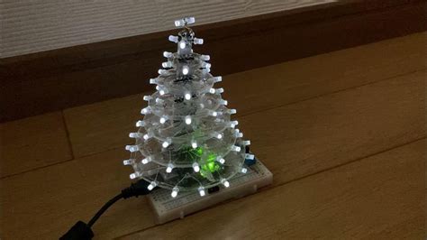 Make LED Christmas Tree Using Arduino Led Christmas Tree Christmas Tree Crafts Christmas