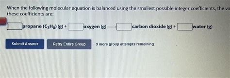 [answered] When The Following Molecular Equation Is Balanced Using The Kunduz