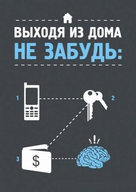 Плакаты "Не забудь"