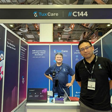 tuxcare on linkedin cybersecurity world asia day 1 it was a pleasure