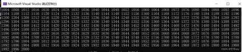 C语言打印1000到2000年中的所有闰年使用c语言编写1000 2000之间有多少闰年 Csdn博客