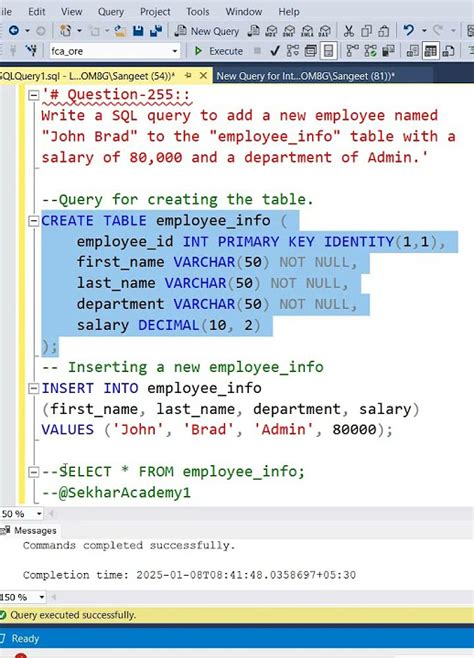 Sql Interview Question 255 Shorts Ytshorts Youtubeshorts Sql