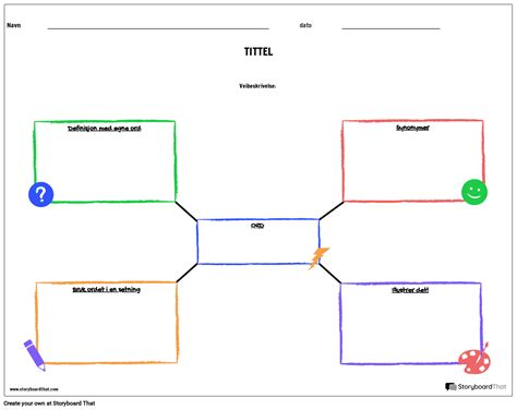 Vocabulary Spider Map Storyboard Av No Examples