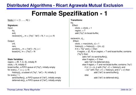 ppt distributed algorithms ricart agrawala mutual exclusion datum
