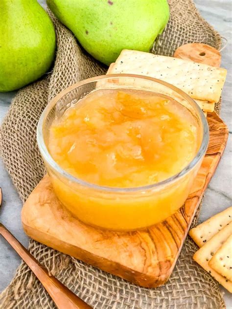 Homemade Pear Jam Three Olives Branch