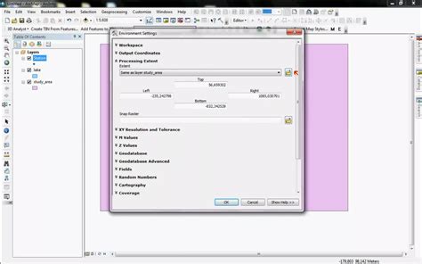 Arc Map Arcscene Gis Interpolation Kriging Method Mono Lake Arcmap 10 Ppt