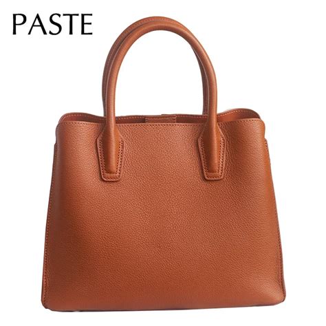 Женская сумка тоут из натуральной коровьей кожи Aliexpress