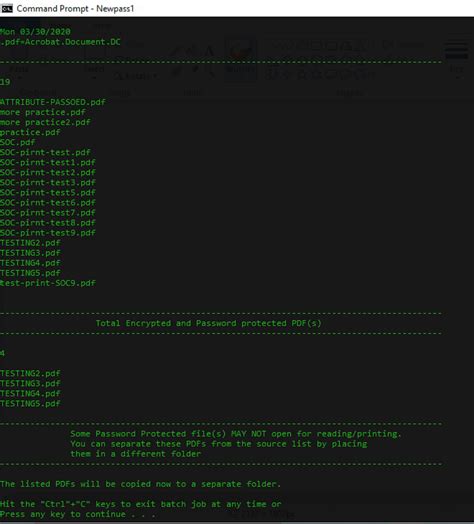 accessing password attribute of pdf using vb vba adobe product