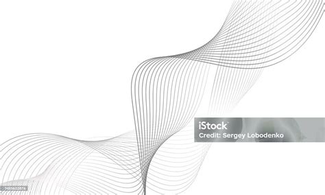 디자인을 위한 추상 다채로운 웨이브 요소 디지털 주파수 트랙 이퀄라이저 양식화된 라인 아트 배경입니다 벡터 그림입니다 혼합 도구를 사용하여 만든 선으로 물결 모양 곡선 물결