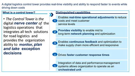 Logistics Control Tower Pptx