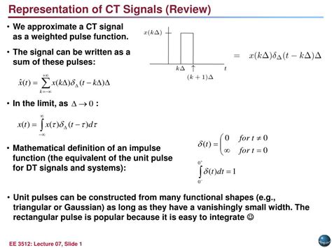 Ppt Objectives Convolution Definition Graphical Convolution Examples