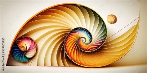 Fibonacci Sequence A Visually Striking Image That Showcases The Capabilities Of Ai Such As A