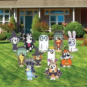 Bluey Bingo Cut Out Halloween Etsy
