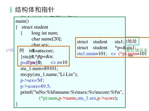 结构体与共用体 结构体 结构体是一种构造数据类型 用途：把不同类型的数据组合成一个整体 自定义数据类型 结构体类型定义 Ppt Download