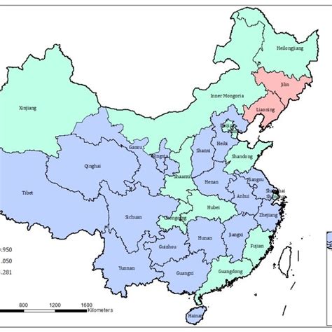 Figure A1 Spatial Distribution Of Capital Misallocation In China Download Scientific Diagram
