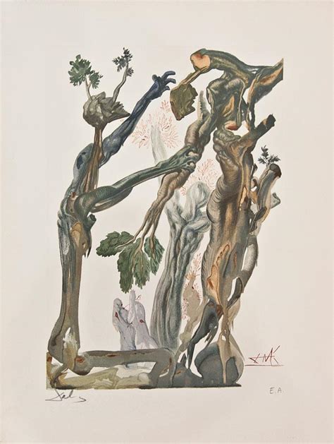 9 Lithographs From The Divine Comedy Series By Salvador Dali