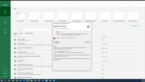 Experiencing Multiple Application Errors While Doing Training Reboot