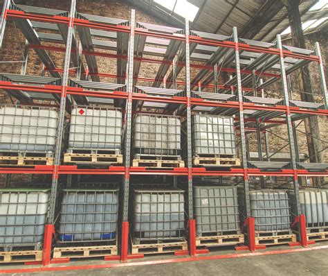 Push Back Ibc Racking Thistle Systems