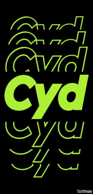 Cyd Text Effect And Logo Design Name