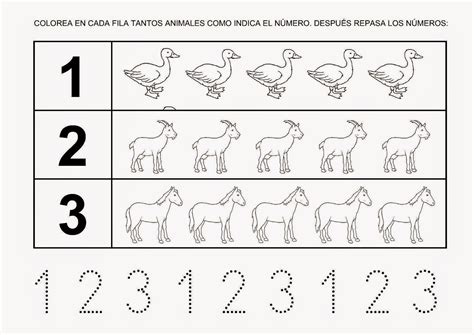 educación infantil con tic números