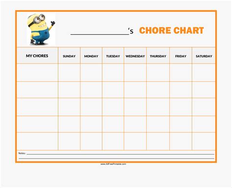 FREE Chore Chart Template Different Designs PrintableChoreCharts Net