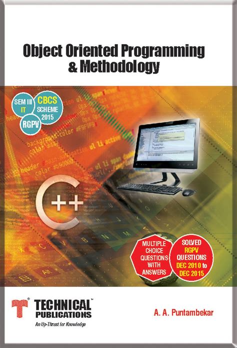 Object Oriented Programming And Methodology For Rgpv Sem Iii It Cbcs Scheme 2015