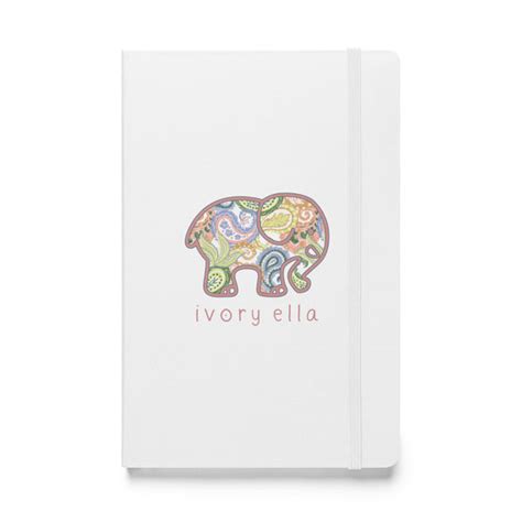 Hardcover Bound Notebook Ivory Ella