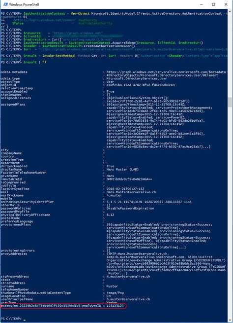 using graph api to read azure ad directory extensions icewolf blog