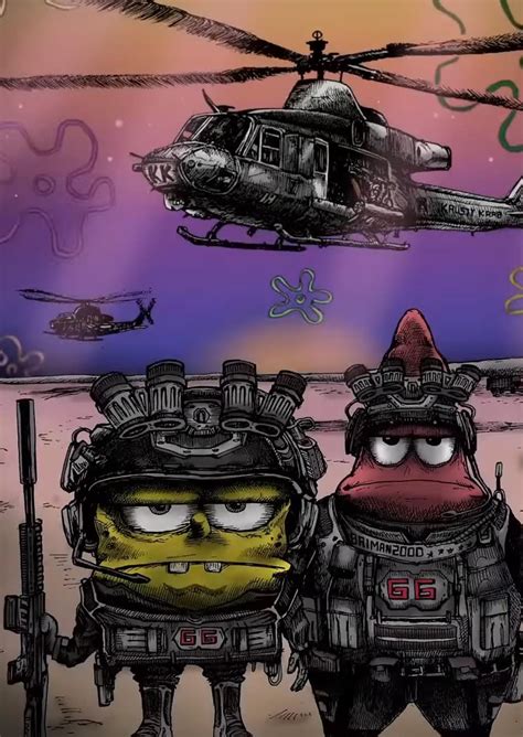 Delta Force Spongebob And Patrick Is Hard R Hardimages