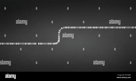 Coding Or Hacker Concept Vector Matrix Background Horizontal Stream Or Letter S Of Binary Code