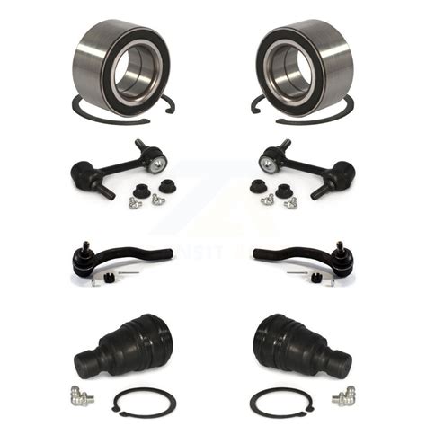 Bearing Lower Ball Joint Outer Tie Rod And Link Front Kit 8pc For Ford