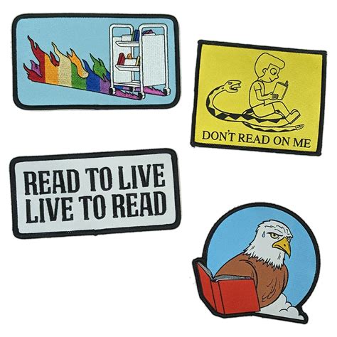 Library Comic Patches Topatoco