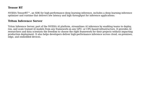 Nvidia Tools Mlperf™ Inference V21 With Nvidia Gpu Based Benchmarks On Dell Poweredge Servers