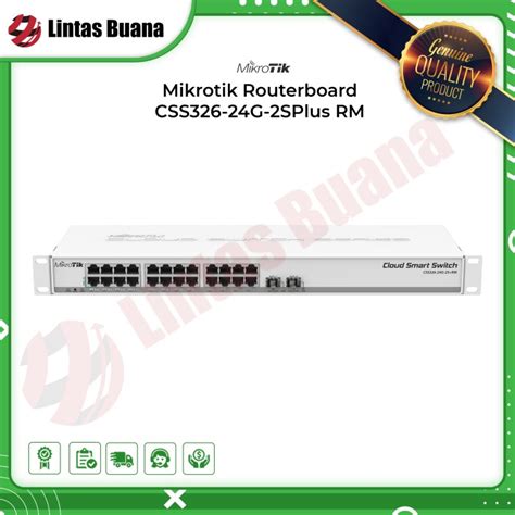 Jual Mikrotik Routerboard CSS326 24G 2SPlus RM Mikrotik CSS 326 24G 2S RM Kota Surabaya