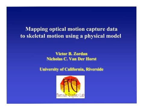Mapping Optical Motion Capture Data To Skeletal Motion Using A