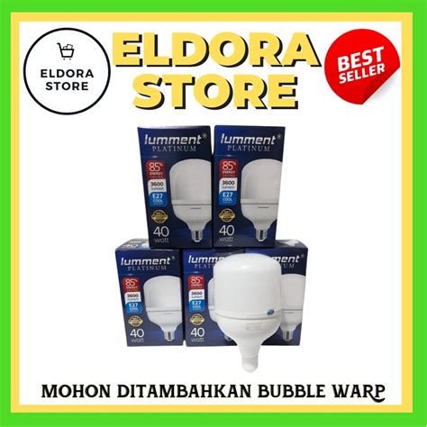 Jual LUMMENT LAMPU LED 40 WATT LAMPU CAHAYA PUTIH TERANG LAMPU LED BOHLAM LAMPU Shopee