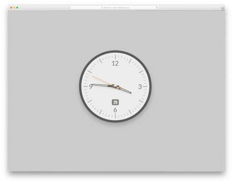 Best HTML Clock Designs Templates UiCookies