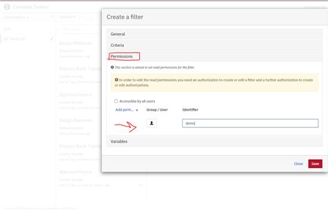 How To Get Filter Permissions Using Camunda Api Discussion