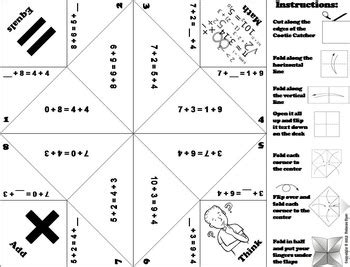 Finding The Missing Addend First Grade To Third Grade By Science Spot