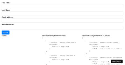 Leaf Example Codesandbox