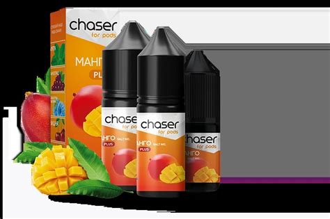 Рідина Chaser 10 мл 50 мг зі смаком Манго Лід Mango Ice купити у Києві та Україні Ціна