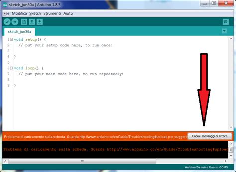 Errore Errore Durante La Compilazione Per La Scheda Arduinogenuino