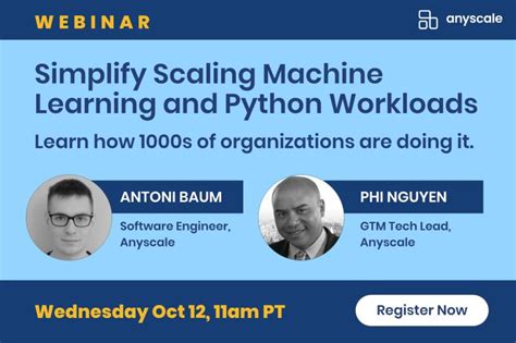 Eric Greene On Linkedin Anyscale Simplify Scaling Machine Learning