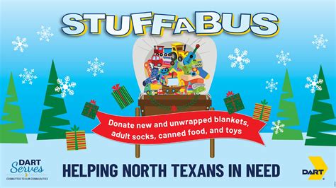 dart s annual holiday stuff a bus event returns