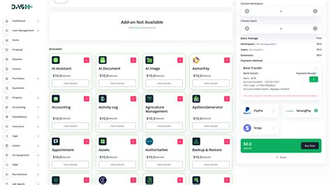 senangpay dash saas add on