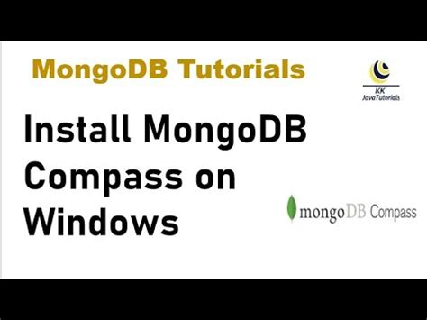 How To Install MongoDB Compass On Windows MongoDB Compass MongoDB GUI Tool MongoDB