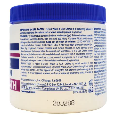 Lusters Scurl Texturizer Wave And Curl Creme Maximum Strength 15 Oz